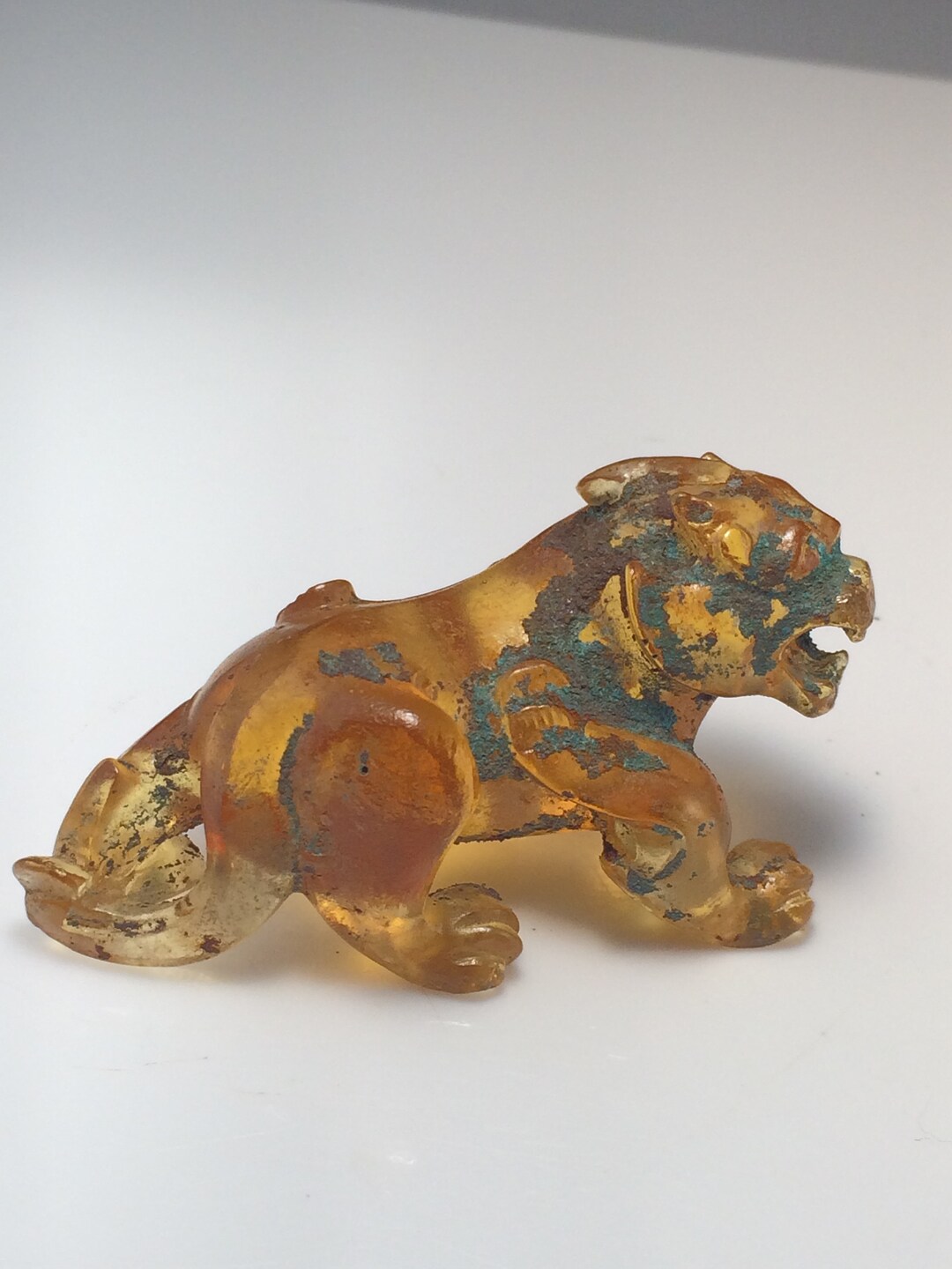 Ancient Chinese Zhou to Han Dynasty Glass Statue W. Report Ancient ...