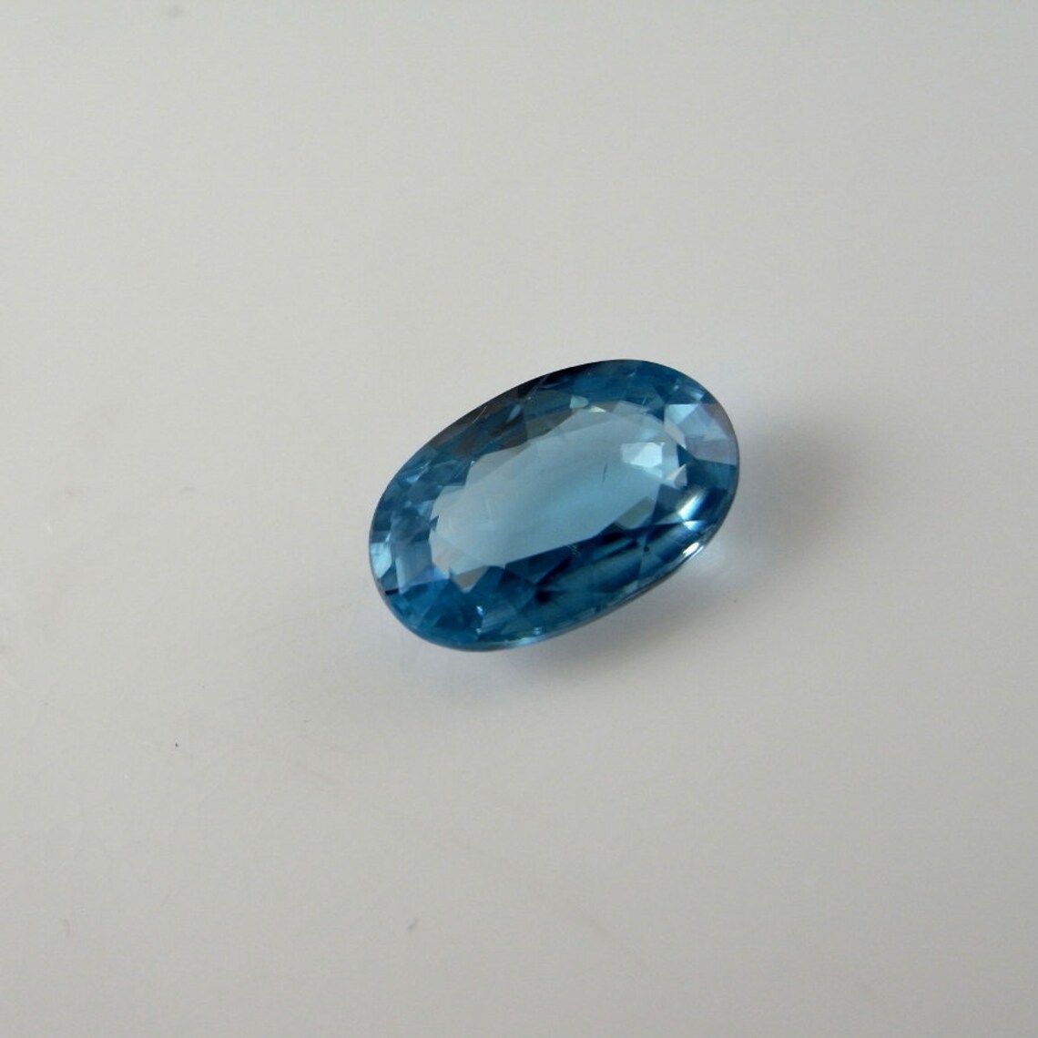 Oval Cut Vivid Blue Zircon Natural Blue Gemstone Gemstones - Etsy