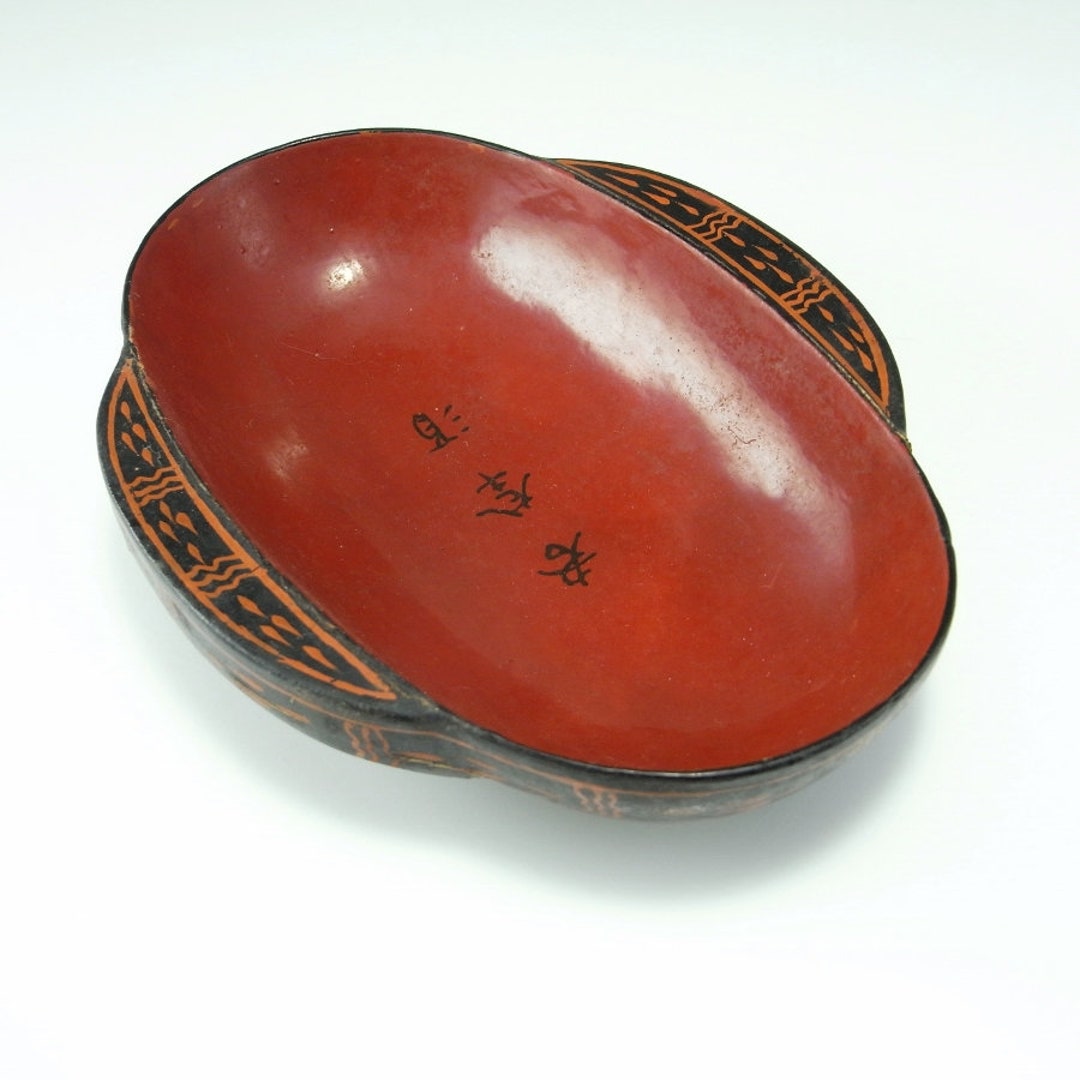 Western Han Dynasty Cup 200 BC Ancient Lacquer Cup Erbei Winged Cup ...