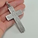 1600s Renaissance Antique Reliquary Cross Silver IHS Passion of Christ ...