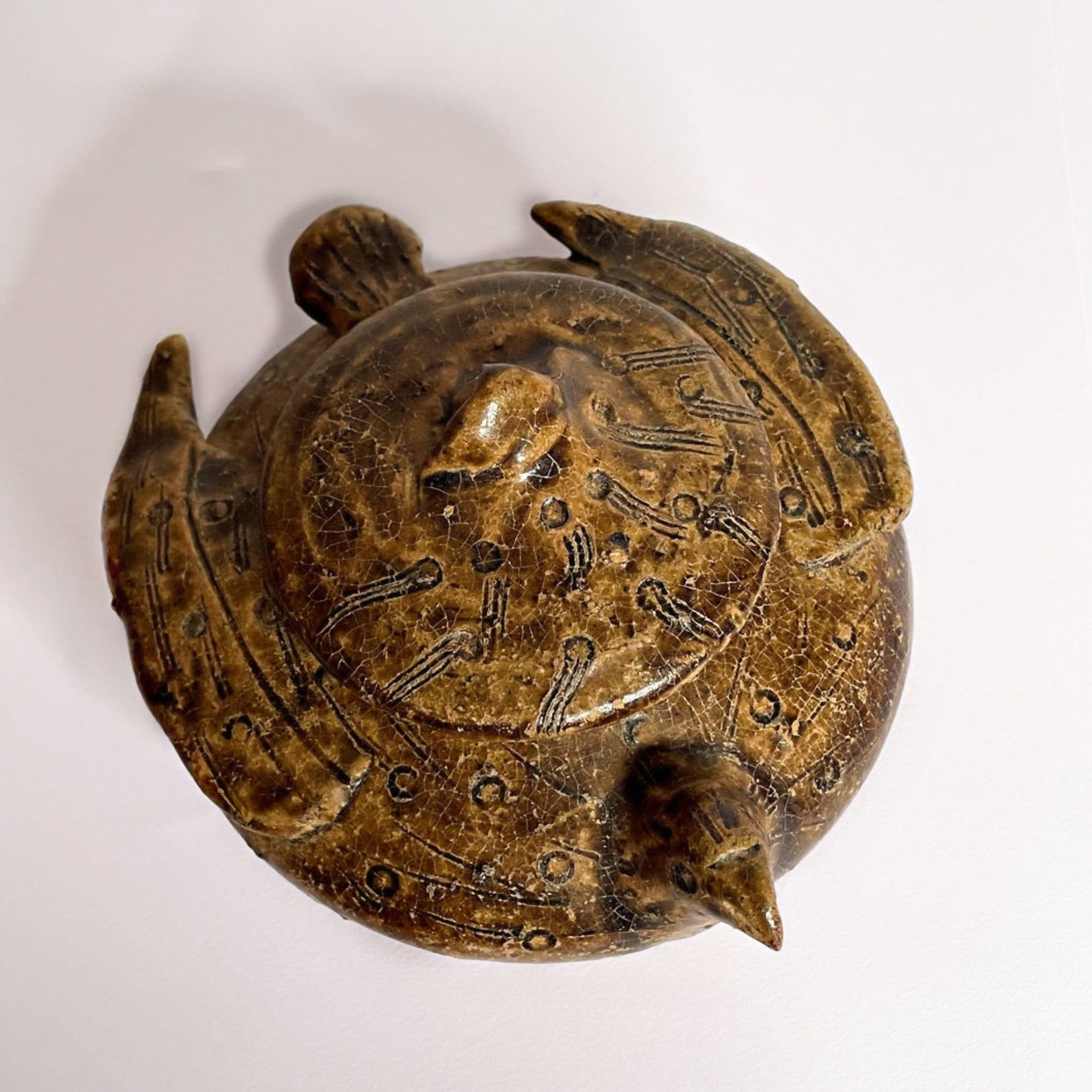 Ancient Han Chinese Stoneware Jar Box W. Report Han Dove Form Jar Han ...