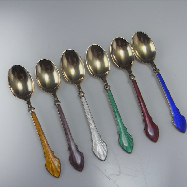 Enamel Spoons - Etsy