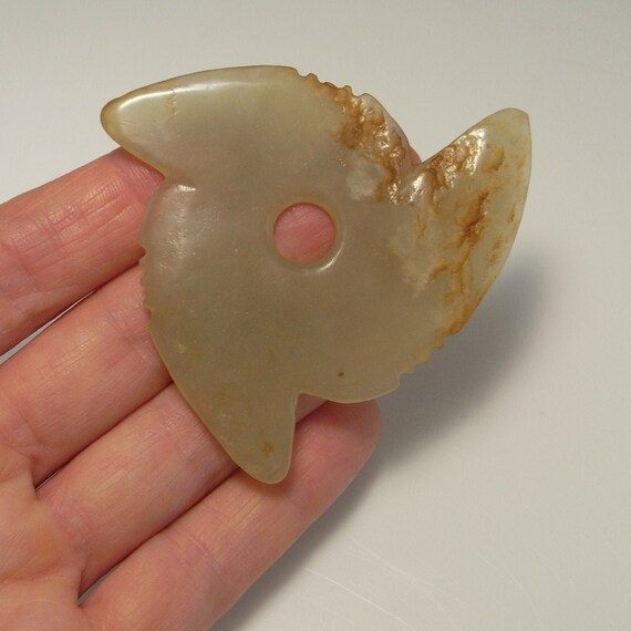 Neolithic Jade Notched Disc Yabi Xuanji Neolithic Jad… - Gem