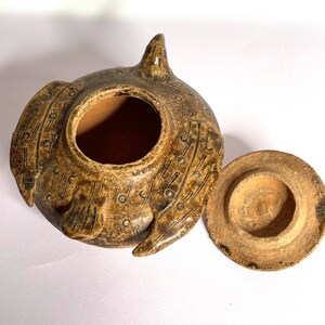 Ancient Han Chinese Stoneware Jar Box W. Report Han Dove Form Jar Han ...