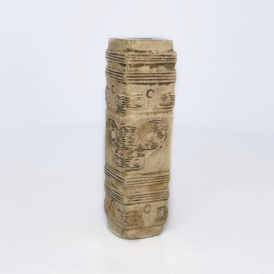 Liangzhu Cong W. Report Ancient Chinese Hardstone Cong Neolithic Cong ...