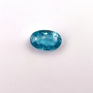Oval Cut Vivid Blue Zircon Natural Blue Gemstone Gemstones Loose Stones ...