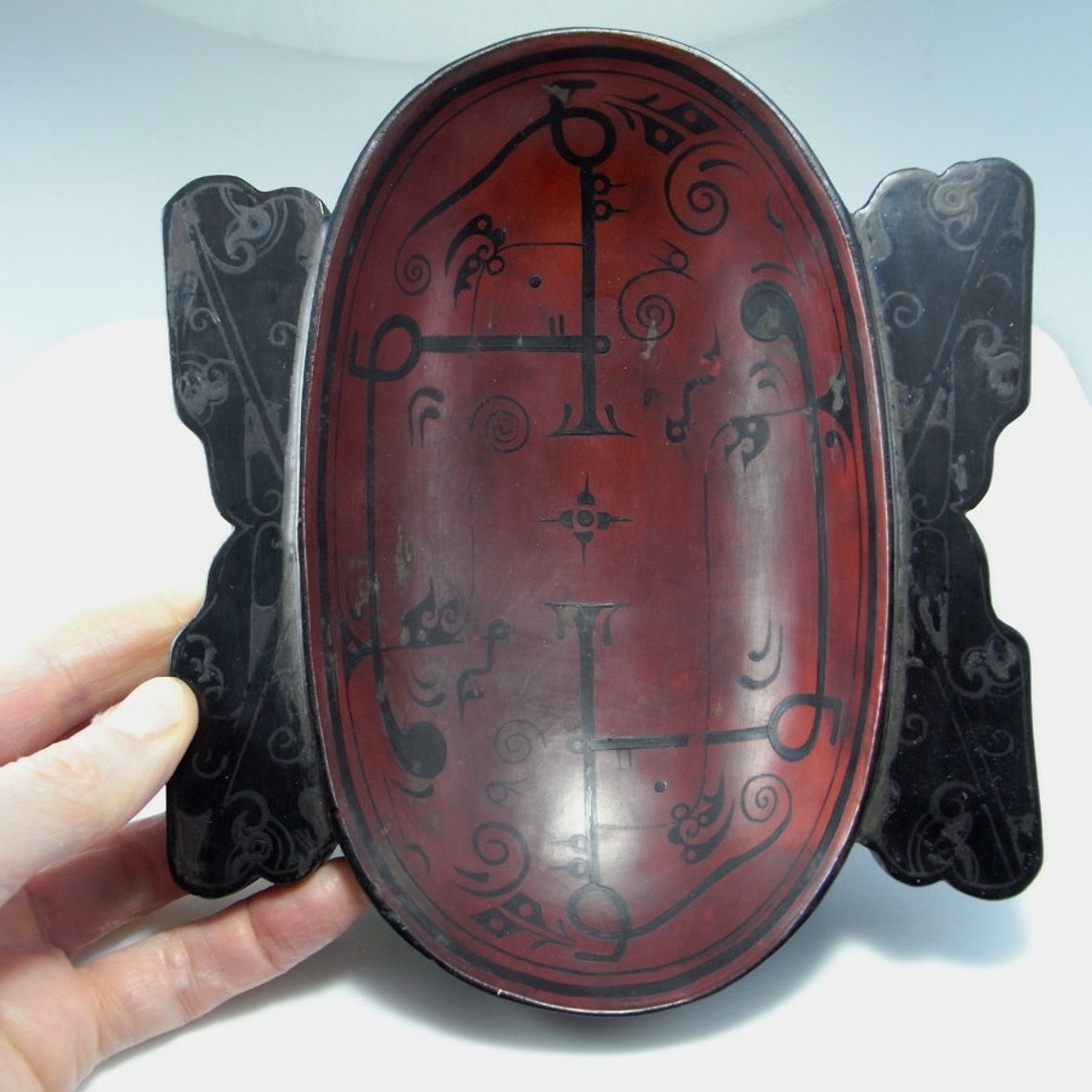 Ancient Lacquer Cup Erbei Winged Cup Chu Kingdom Lacquer - Etsy