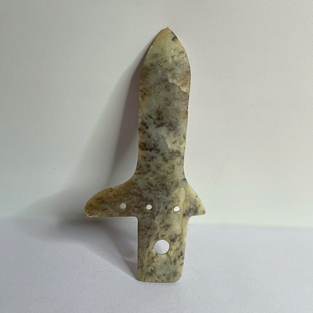 Neolithic Jade Blade W. Authenticity Report Ancient Chinese Jade Knife ...