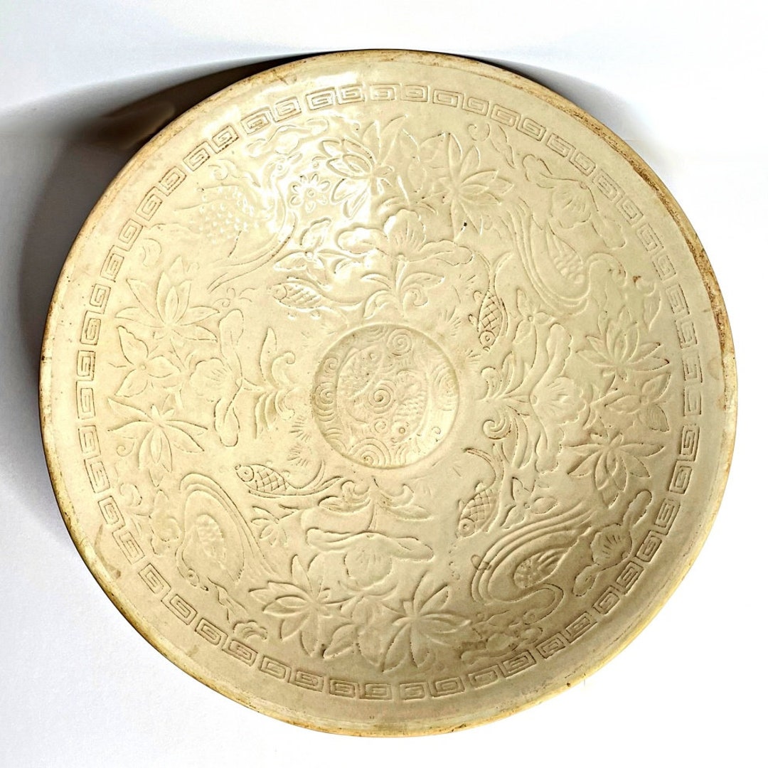Ancient Ding Dish Bowl W. Report Northern Song -jin Dynasty 12th ...