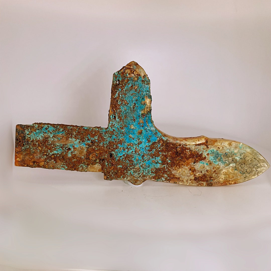 Warring States Archaic Jade Halberd W. Authenticity Report Archaic Jade ...