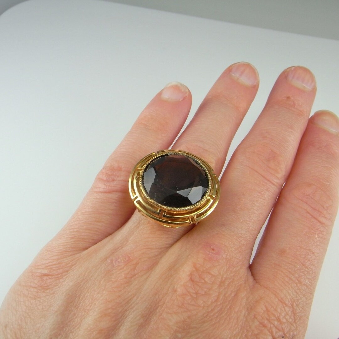 HUGE STATEMENT BIG Smoky Quartz Ring Large Quartz Ring Natural - Etsy