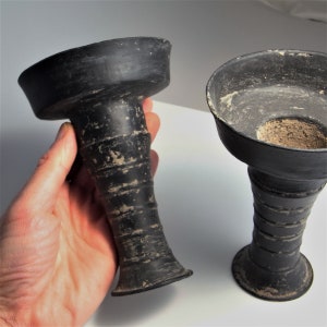 Chinese Antiques Wine Cups 3000 BC Neolithic Pottery Ancient - Etsy