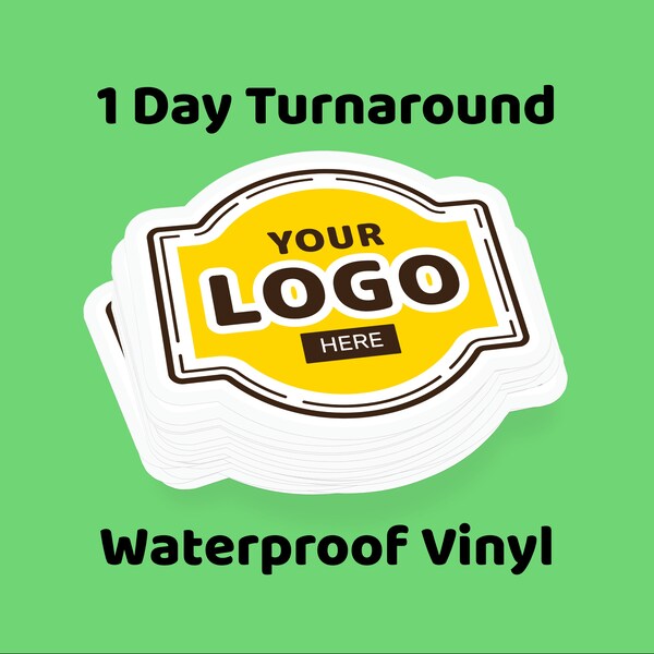 Custom Logo Stickers - Etsy