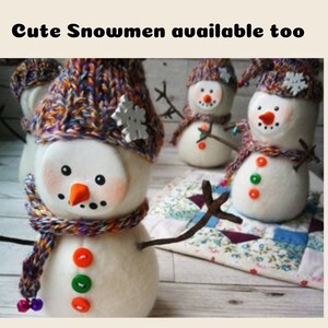 Handmade Creepy Gothic Christmas Ornament, Twisted Snowman With a ...