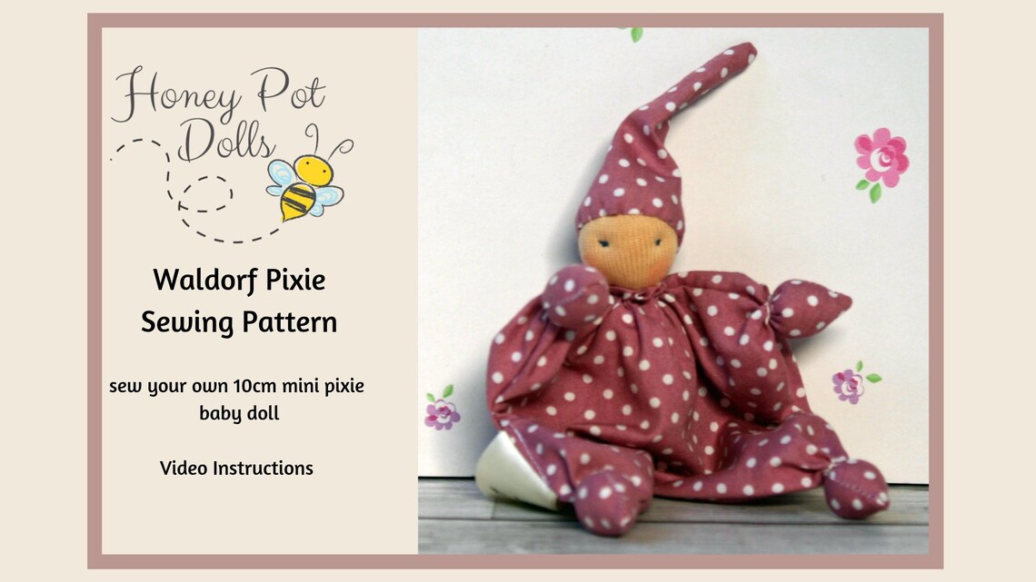 Waldorf Pixie Doll Sewing Pattern, Digital Download Today - Etsy