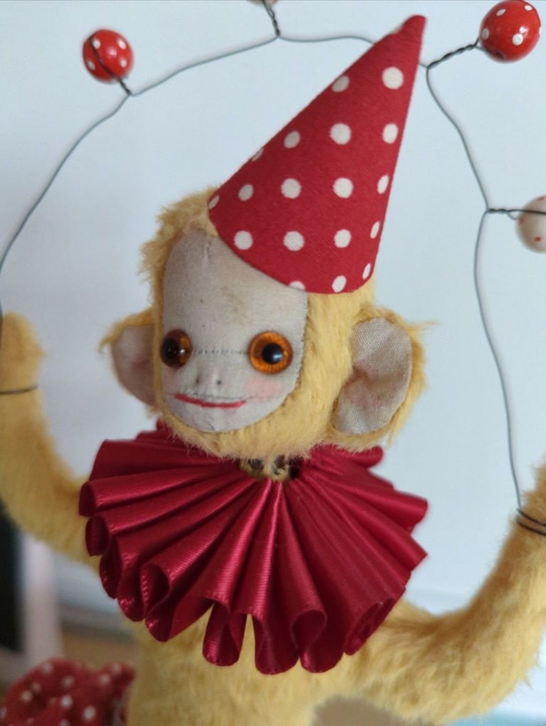 Creepy Circus Automaton Circus Monkey With Moving Head in a - Etsy