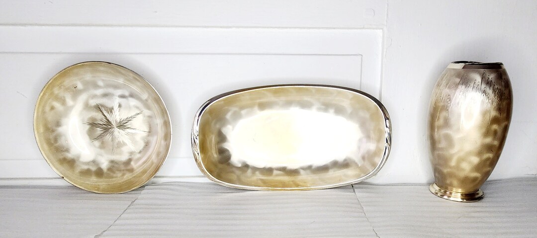 Ikora Silver-plated Set of Three - Etsy