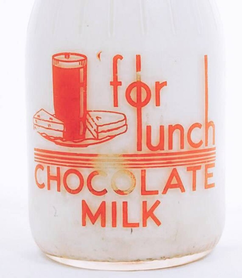 Milk Bottle - Individual Milk Dealers Association, Philadelphia, PA - Etsy