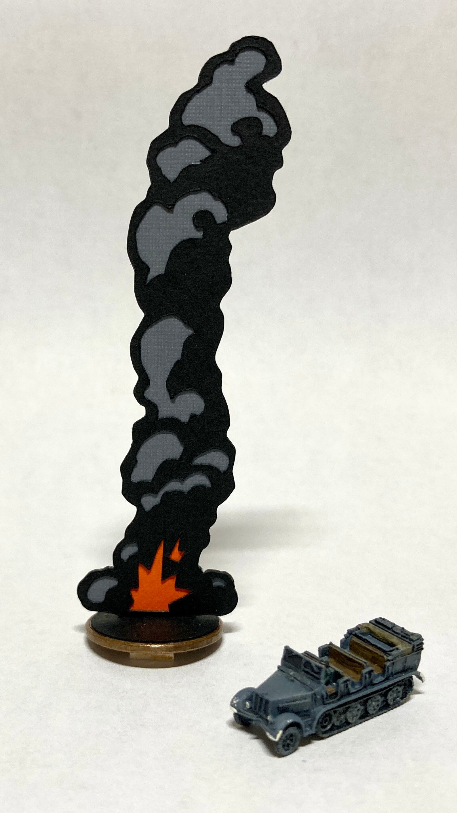 Smoke Flame Token Elimination Marker for Wargames - Etsy