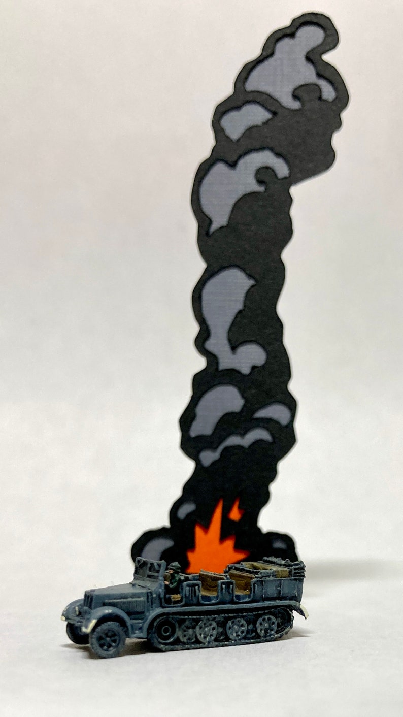 Smoke Flame Token Elimination Marker for Wargames - Etsy