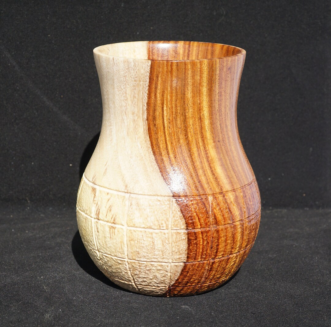 Tall Rosewood Vase - Etsy