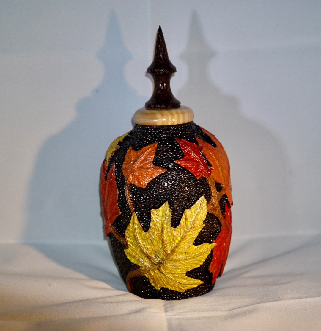 Autumn Leaves Vessel - Etsy
