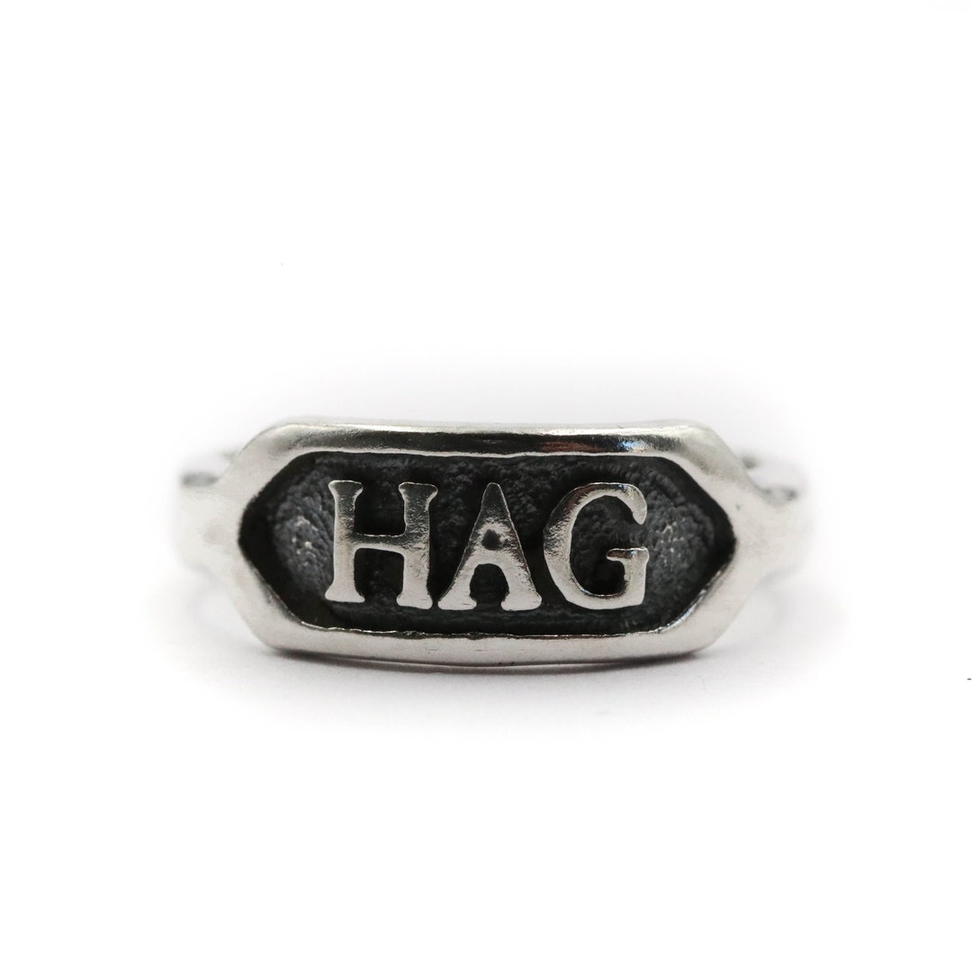 HAG Ring, Handmade Sterling Silver Hag Ring, Handmade by Sam Ryde in ...