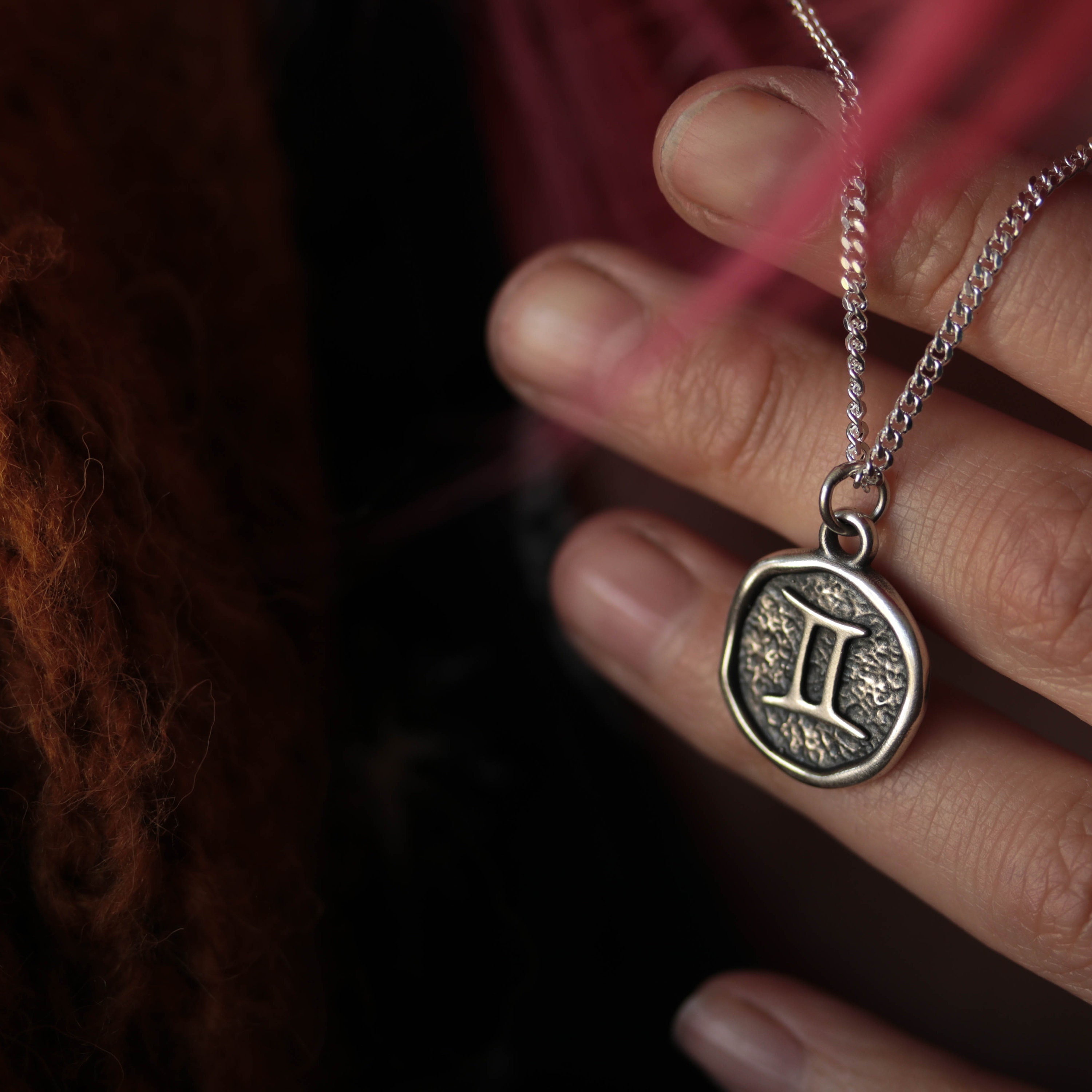 Gemini Star Sign Necklace Gemini Zodiac Pendant Air - Etsy UK