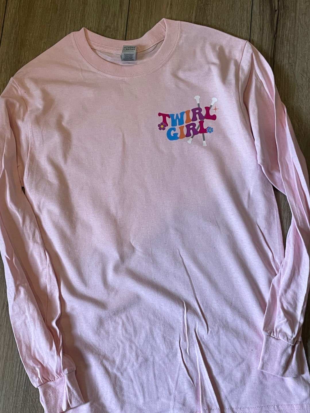 Twirling Era Themed Baton Long Sleeve Shirt, Baton Twirling, Majorette ...