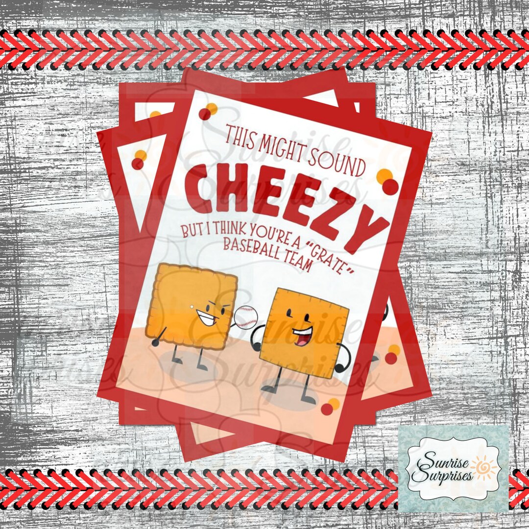 Baseball Game Day Snack Printable / Baseball Team Snack/ Good Luck / Granola Bar / Bar None ...