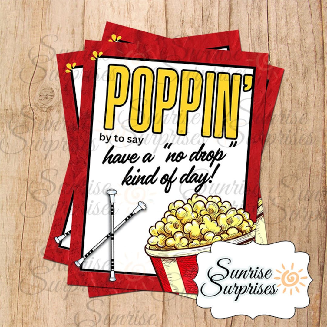 Baton Competition Good Luck Cards / Baton Twirler Cards / Poppin by to ...