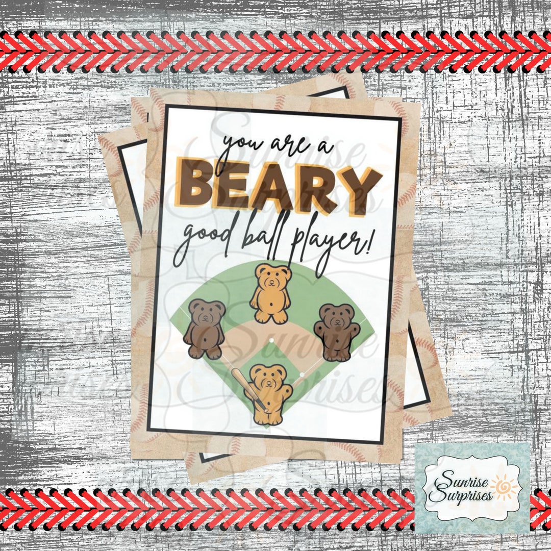 Baseball Game Day Snack Printable / Baseball Team Snack / Good Luck ...