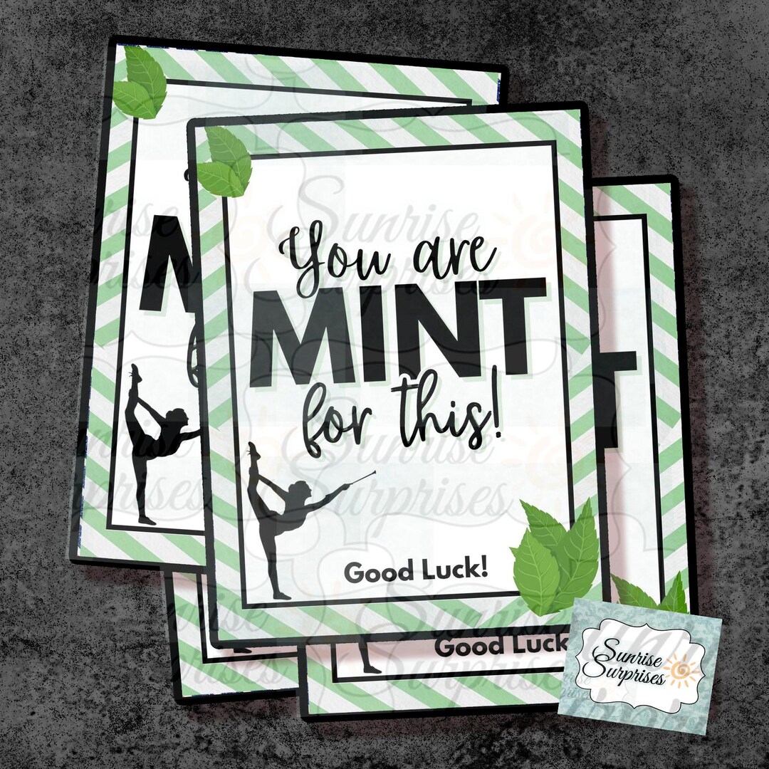 Baton Competition Good Luck Cards / Baton Twirler Cards / Mint for This ...