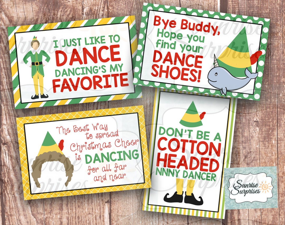 Dancer Dance Christmas Cards / Christmas Dance Printable / Christmas ...