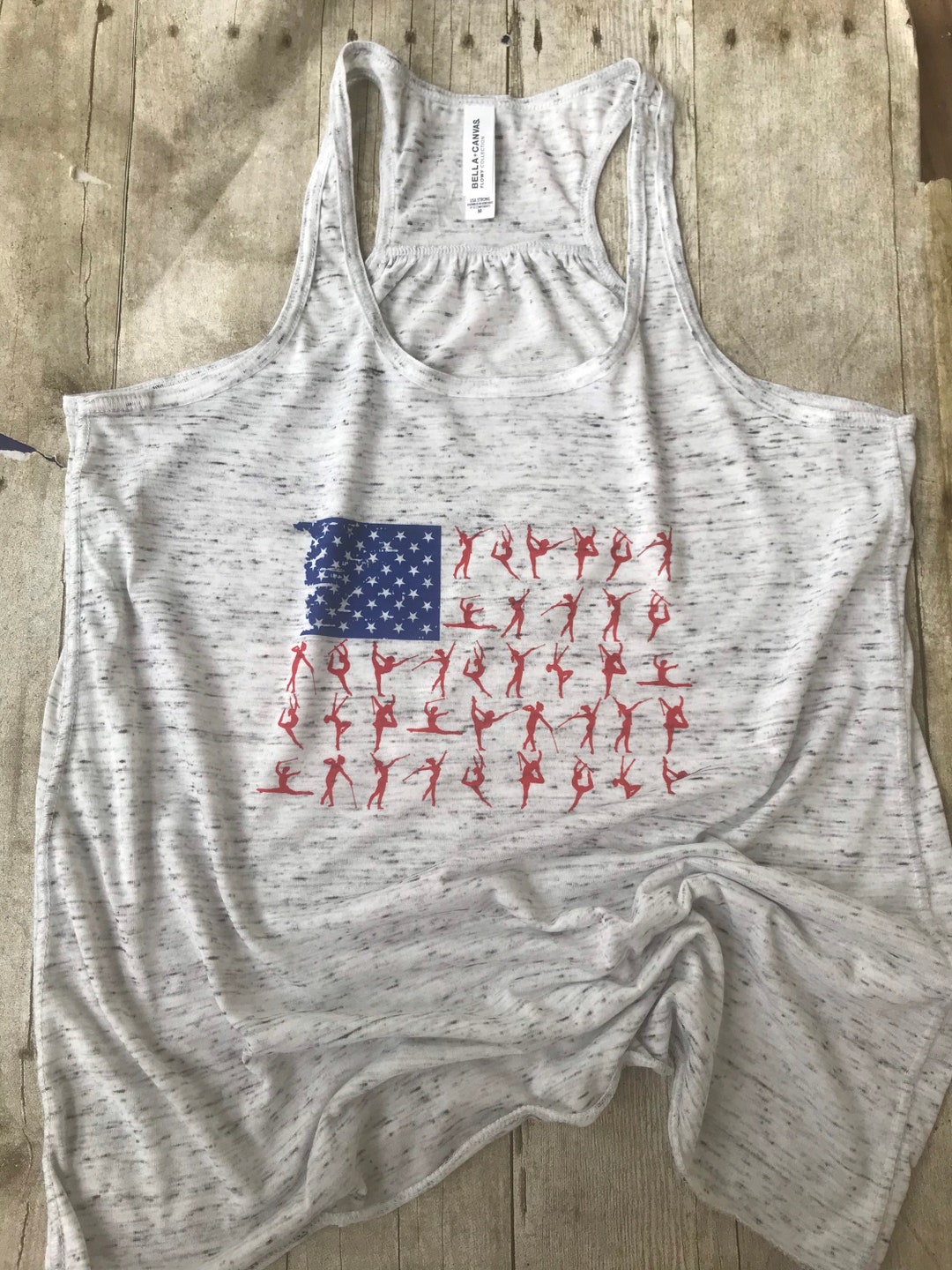 USA Patriotic Flag Baton Twirling Shirt or Tank, Baton Twirler, America ...