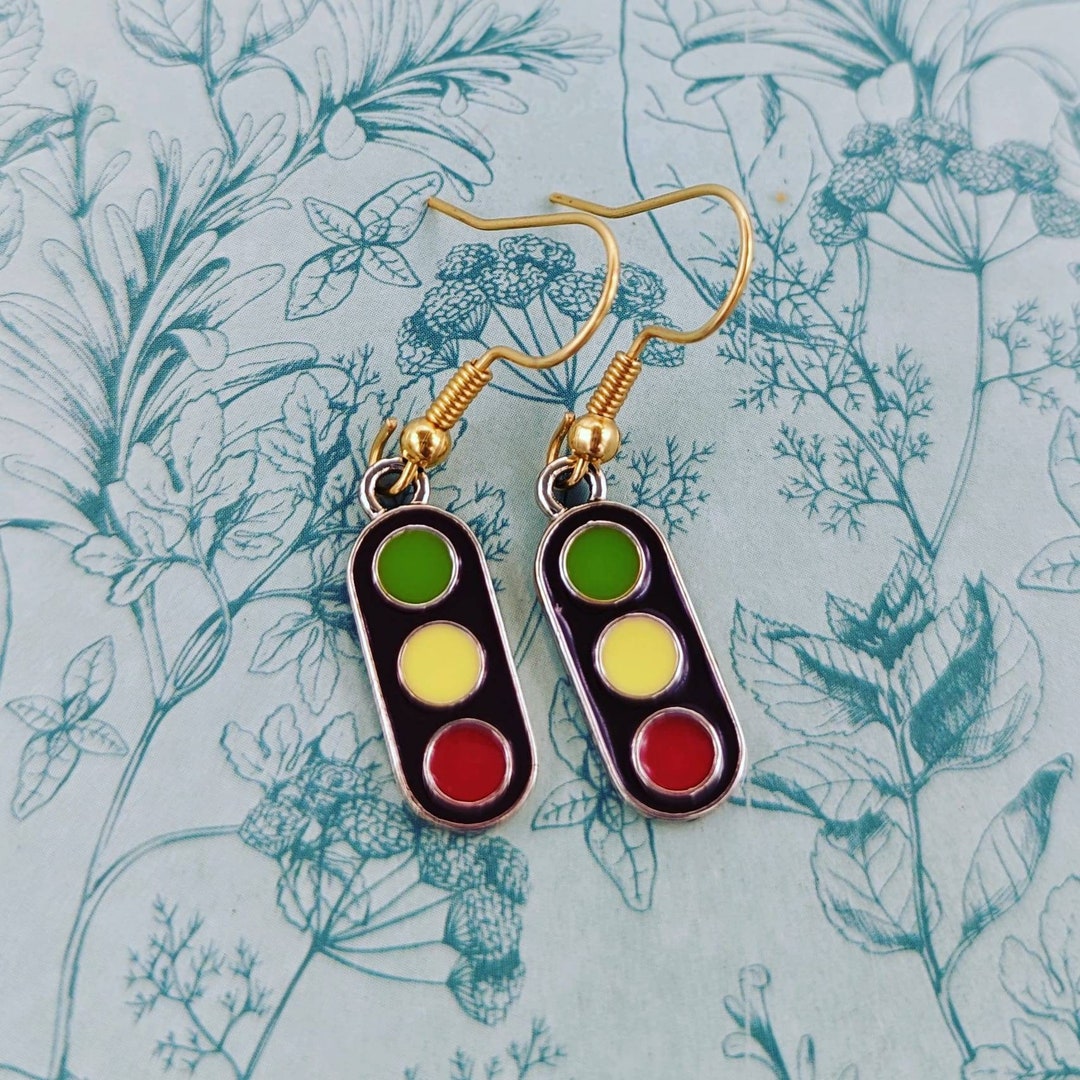 Traffic Light Earrings, Traffic Manager Gifts, New Driver Gifts ...