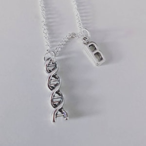 DNA necklace molecular necklace science geek scientist | Etsy