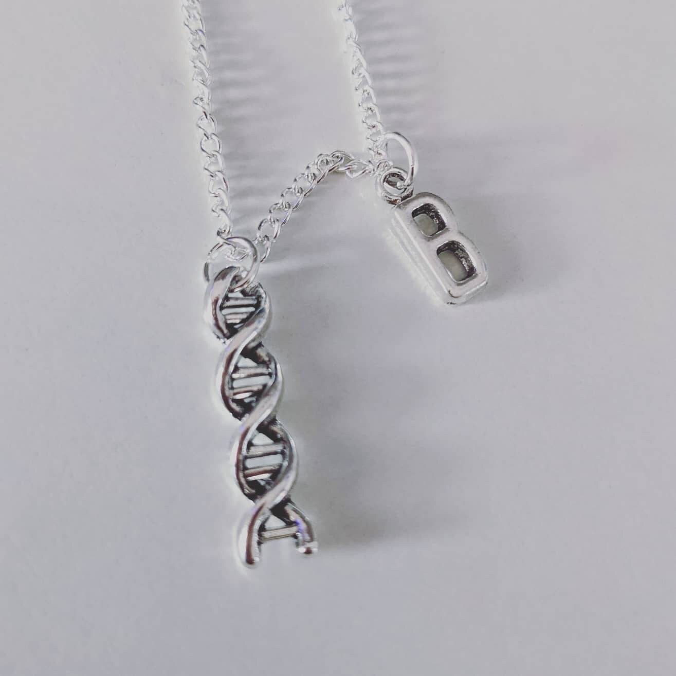 DNA necklace molecular necklace science geek scientist | Etsy