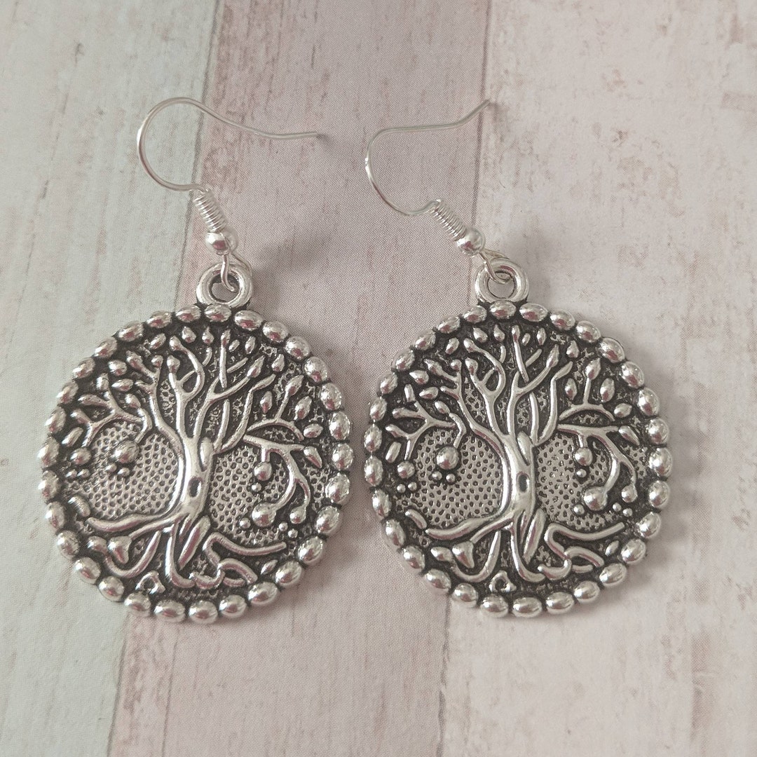 Tree of Life Earrings, Family Tree Earrings, Gifts for Her, Nature ...