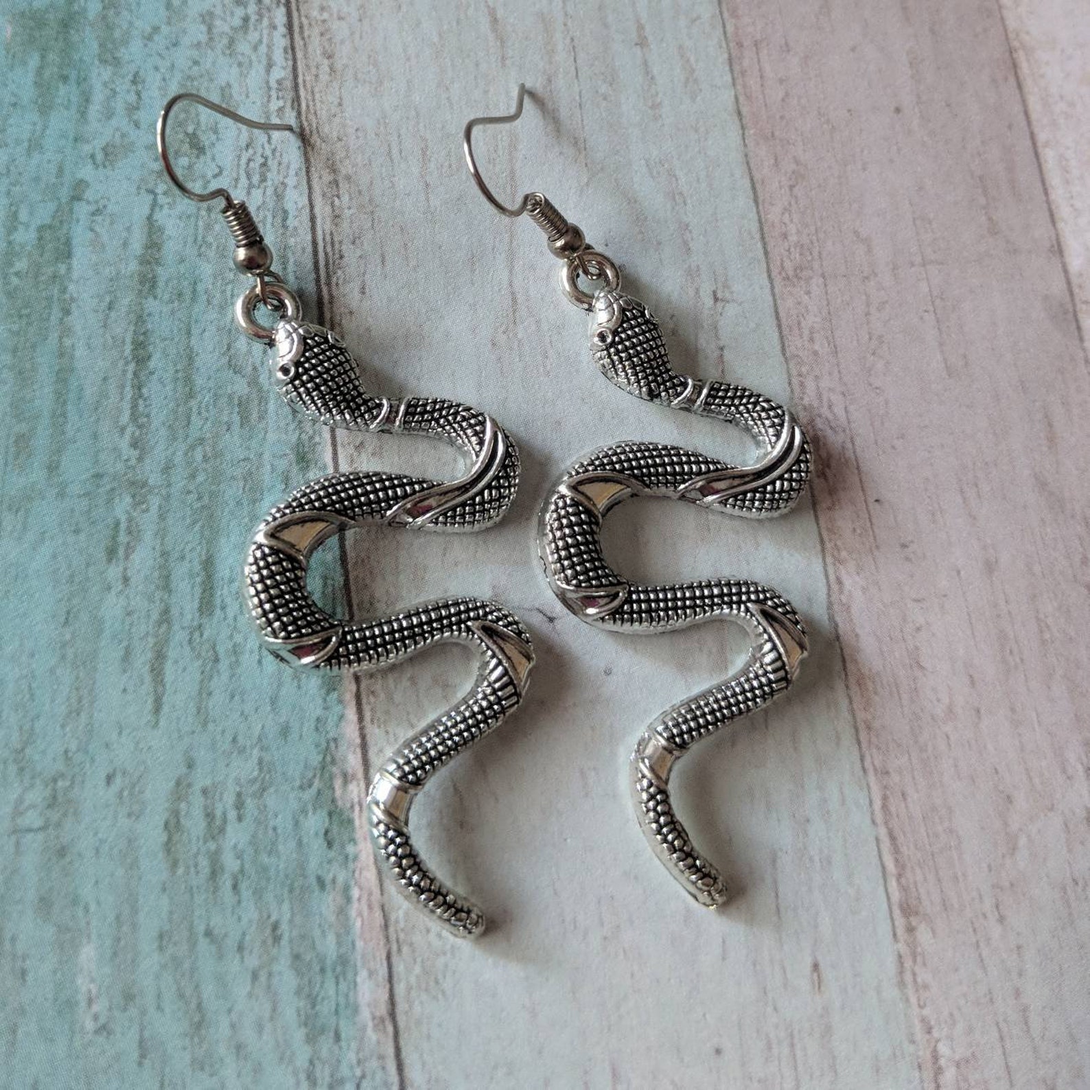 Snake Earrings, Snake Jewellery, Reptile Jewellery, Medusa Earrings ...
