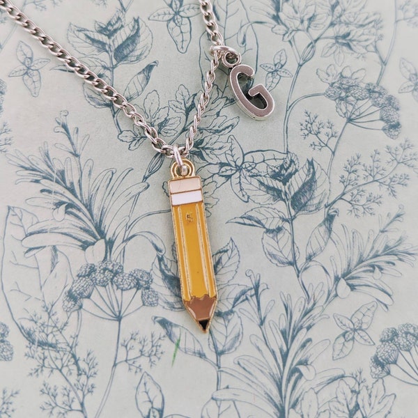 Pencil Necklace - Etsy