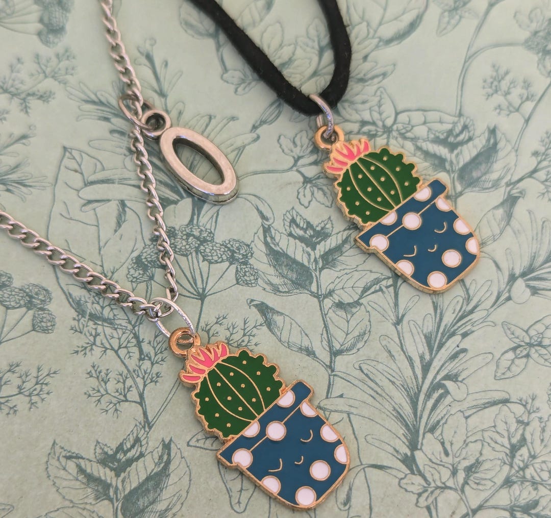 Cactus Necklace, Cactus Jewellery, Cactus Lover Gifts, Plant Lover ...