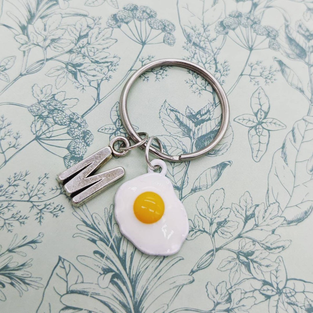 Fried Egg Keychain, Fried Egg Lover Gifts, Chef Gifts, Cooking Inspired ...