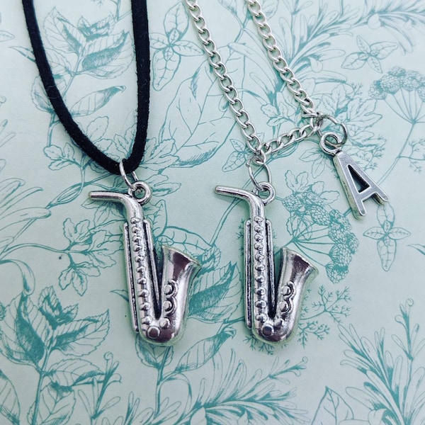 Saxophone Necklace - Etsy