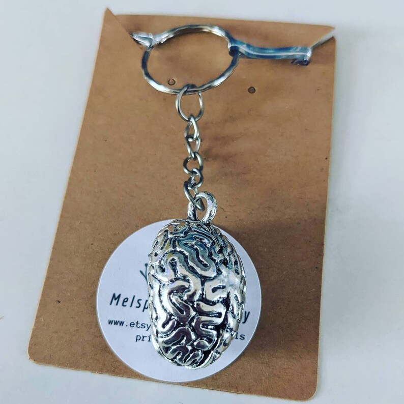 Brain Keyring Brain Keychain Science Geek Science Gifts - Etsy UK