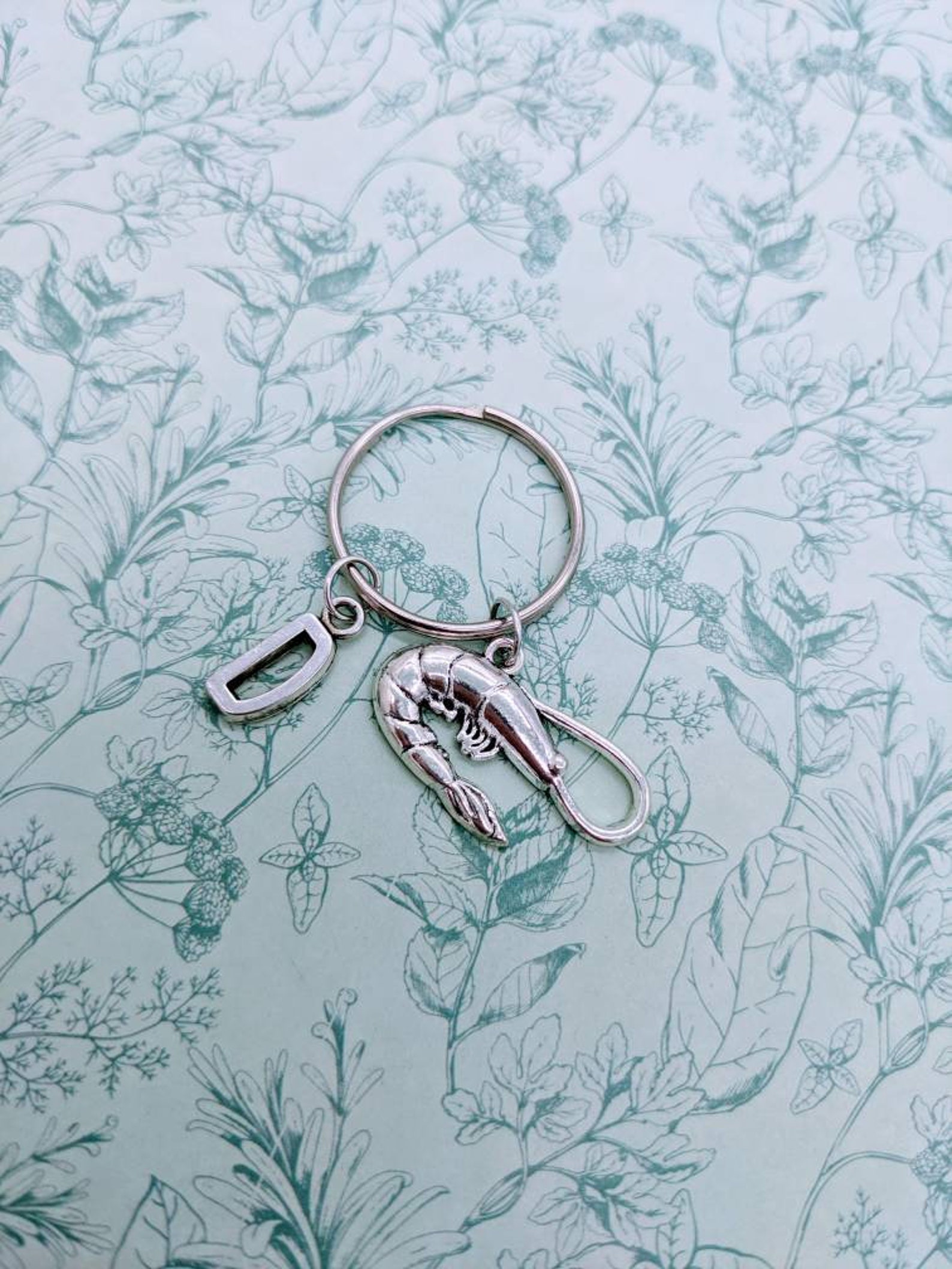 Shrimp Keychain Ocean Keychain Personalised Keyring Bff | Etsy UK