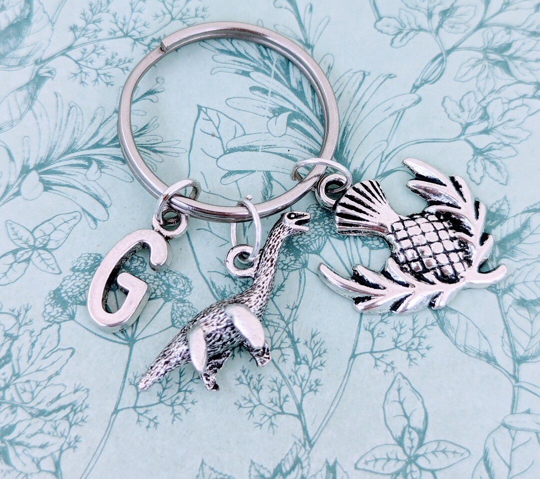 Loch Ness Monster Keychain, Dinosaur Keychain, Dino Gifts, Plesiosaurus ...
