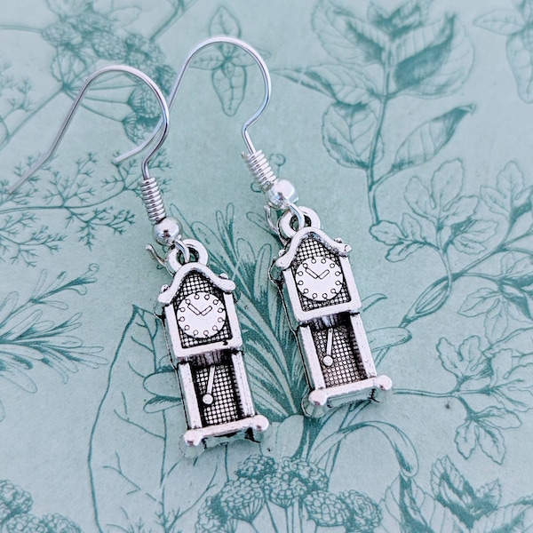 Clock Earrings - Etsy