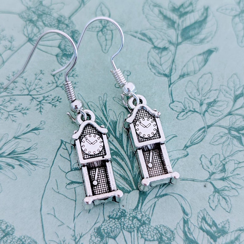 Clock Earrings - Etsy