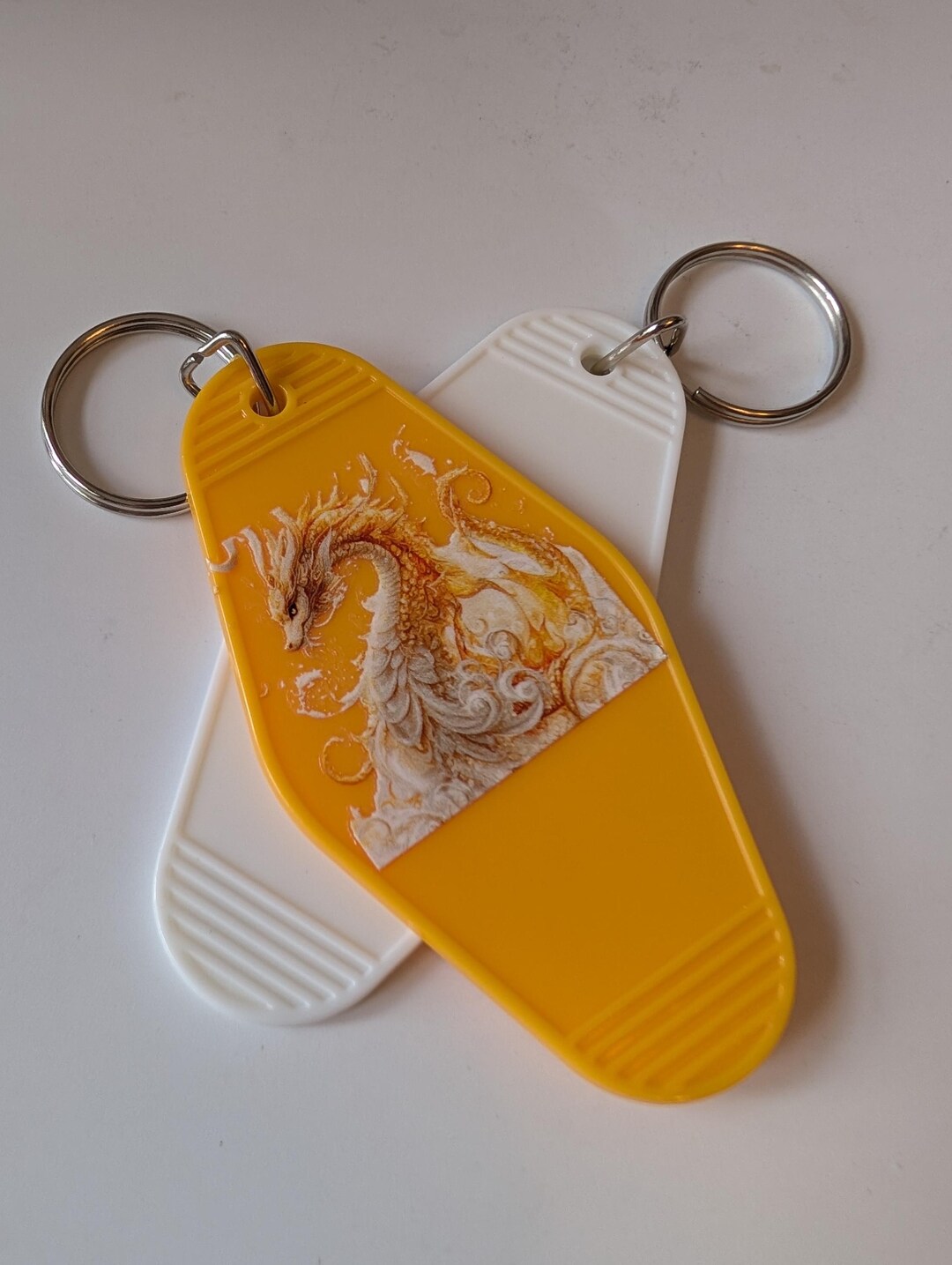 Colourful Dragon Keyring, Dragon Lover Gifts, Dragon Geek, Mythical ...
